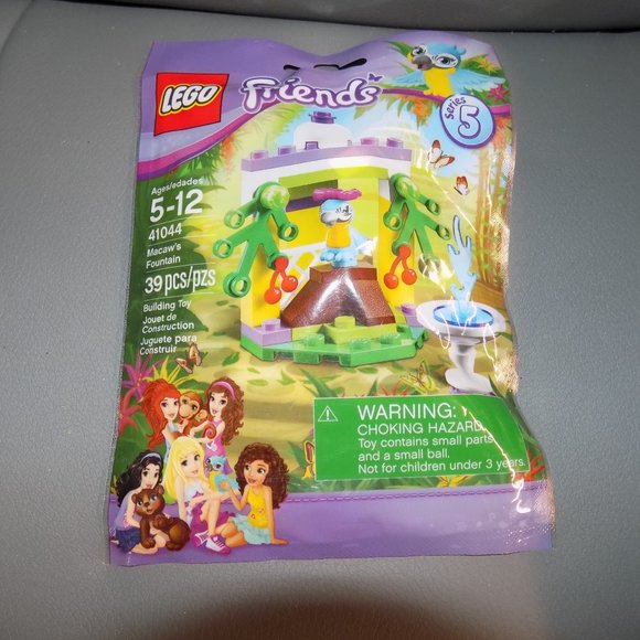 Lego | Toys | Lego Friends Macaws Fountain Animal Set 444 New | Poshmark